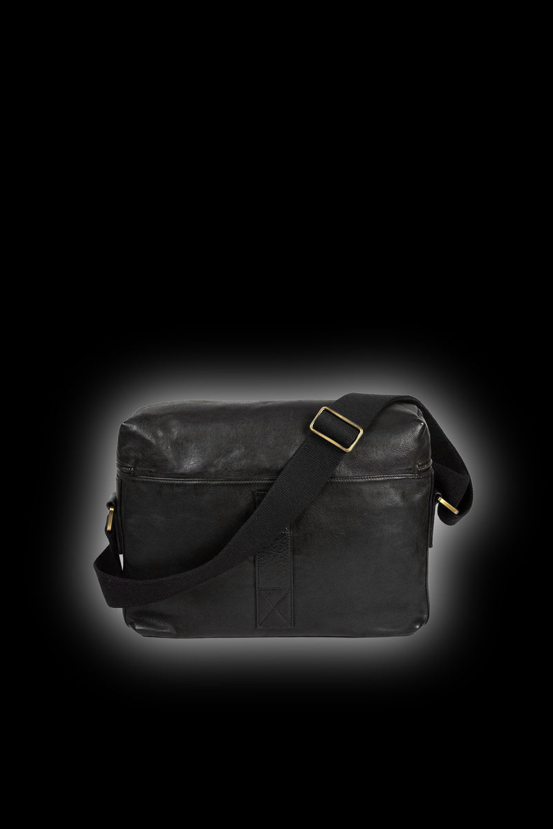 MILITARY POSTMAN BAGAntique Black– Matchless London