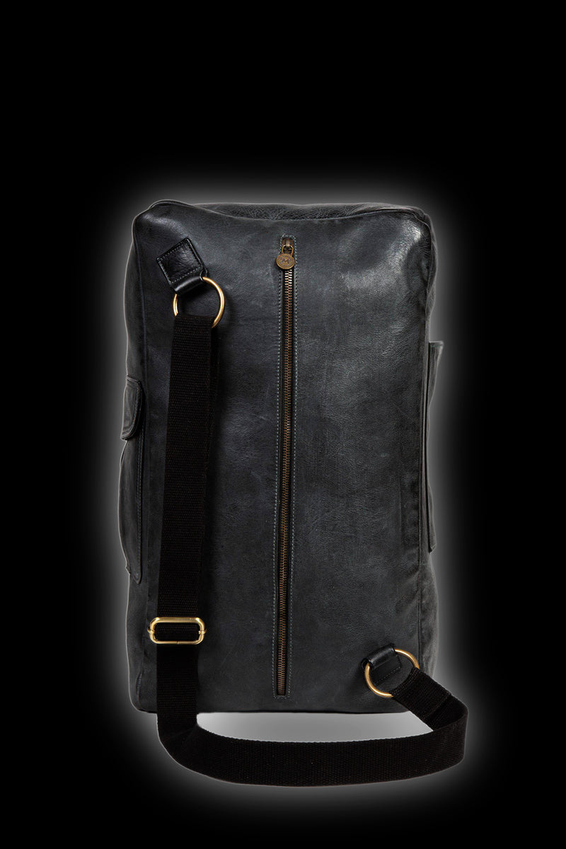 SEAL LEATHER BACKPACKAntique Black | Matchless London